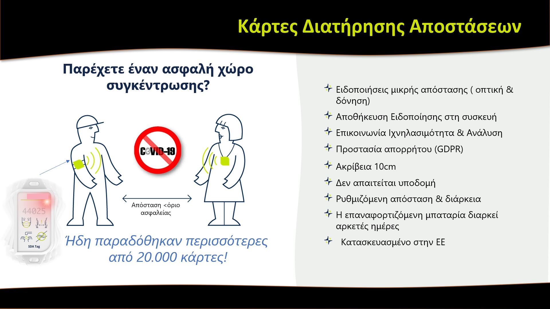 ΗΛΕΚΤΡΟΝΙΚΕΣ ΚΑΡΤΕΣ ΔΙΑΤΗΡΗΣΗΣ ΑΠΟΣΤΑΣΕΩΝ | ArionPlus